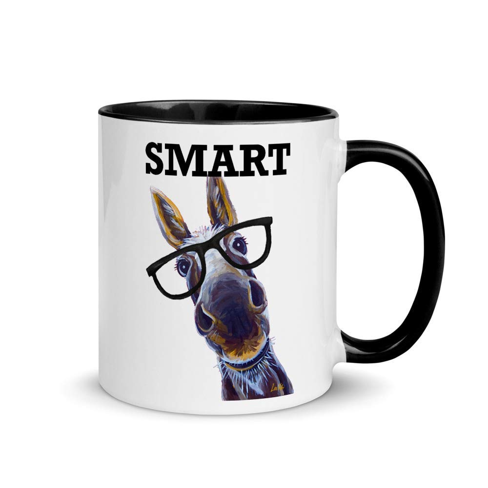 Amazon.com: Donkey Mug, Smart Donkey Mug, Smart Ass Mug, Donkey Lover ...