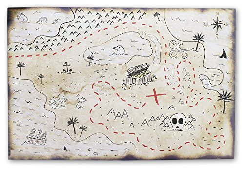 Mapas Del Tesoro Pirata Para Preescolar