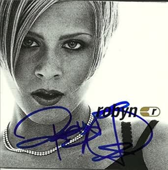 Robyn signed Robyn is Here cd at Amazon's Entertainment Collectibles Store
