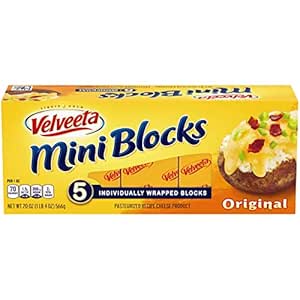 Velveeta Mini Cheese Blocks (20 oz Box): Amazon.com: Grocery & Gourmet Food