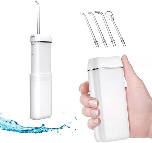Sausiry Water Flosser [Mini Cordless Portable] Oral Irrigator Water ...