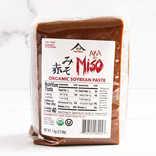 Red Aka Miso Paste Aged 6 months Namikura Miso Co. 1 kg (2.2 lbs ...