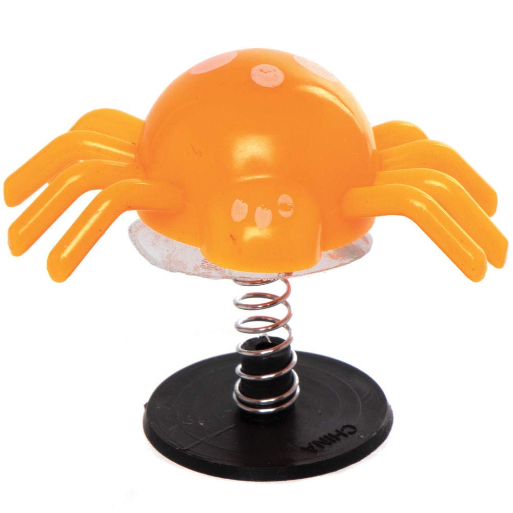 Baker Ross AX373 Spider Jump Up Toys – Pack of 8, Popping Toy For Kids ...