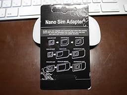 Amazon | mobee Nano SIM MicroSIM 変換アダプタ 3点セット For iPhone 5 4S 4 ナノシム→ ...