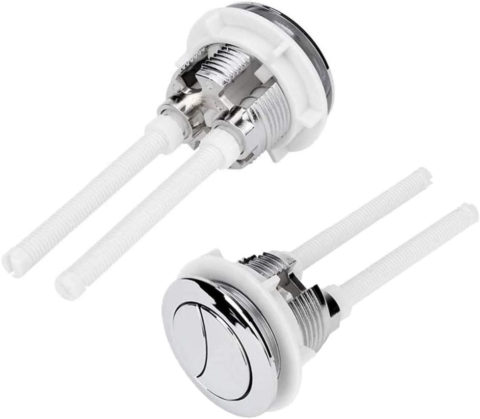 Toilet Flushing Button, 2 Pieces Dual Push Button Toilet Flushing ...