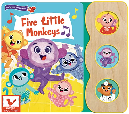 Five Little Monkeys Sound and Puppet Book: Cottage Door Press ...