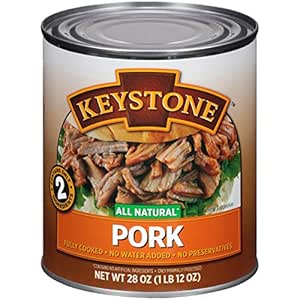 Amazon.com : Keystone Meats All Natural Canned Pork, 28 Ounce : Canned ...