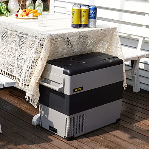 VBENLEM 12 Volt Refrigerator, 58 Quart Car Refrigerator, Dual Zone ...