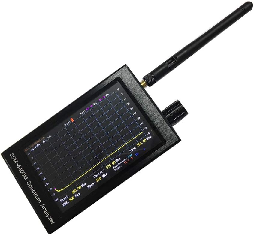 Gs100 4.3inch Screen Hand Held Spectrum Analyzer 35m-4400mhz Hand Held ...