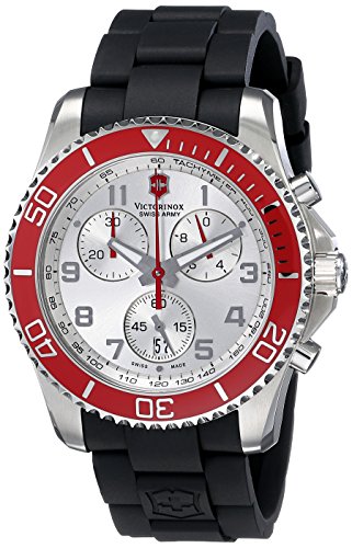 Victorinox Men's 241433 Analog Display Swiss Quartz Black Watch ...