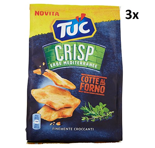 Buy 3x TUC Mediterranen Flavour Crackers Crisps Potato Chips 100g ...