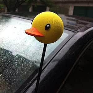 Amazon.com: Cute Car Antenna Pen Topper Yellow Duck Aerial Ball Cartoon Doll EVA Antenna Toppers ...
