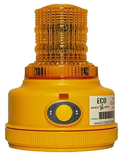 P16LM Amber Portable 4-Functions Personal Safety Lights 16 LED Warning ...