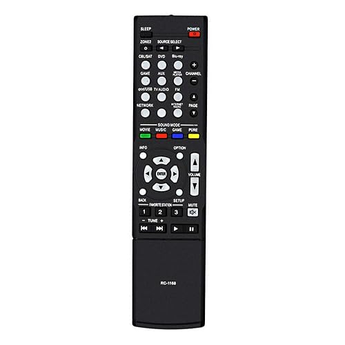 New Remote Control Compatible for denon AV Receiver AVR-1911 AVR-1912 ...