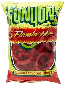 Amazon.com: Funyuns Flamin' Hot Onion Flavored Rings, 6 oz