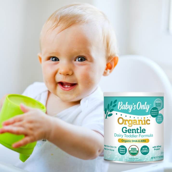 Baby's Only Organic Whey & Dairy Protein with DHA & ARA Gentle Toddler Formula, 12.7 Oz (Pack of ...