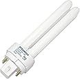 (10 Pack) Sylvania 20721 CF13DD/E/830/ECO 13-Watt 3000K 4-Pin Double Tube Compact Fluorescent ...