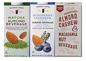 Trader Joe's Almond Milk Beverage Trio: Matcha Almond Beverage ...