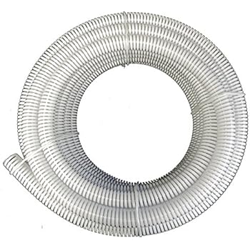 Amazon.com: 1" Dia. x 50 ft HydroMaxx Clear Flexible PVC Suction and Discharge Hose with White ...