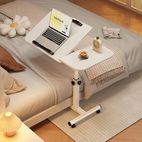 Lifting and Rotating Laptop Desk for Home and Office, Movable Bedside ...