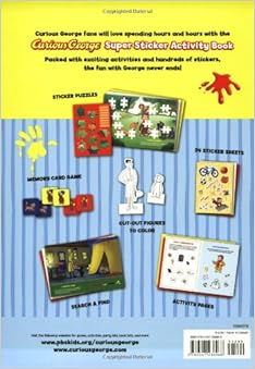 Amazon.com: Curious George Super Sticker Activity Book (CGTV ...