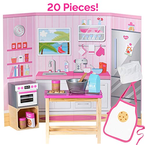 Adora Amazing World "Love To Bake Wooden Play Set" - 20 Piece - Want It All