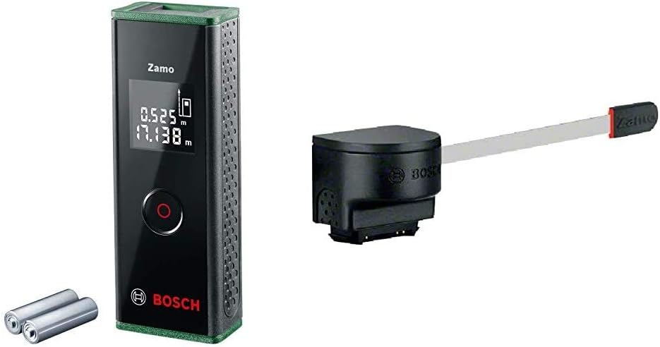 Bosch Laser Measure Zamo (3rd Generation, Measuring Range: 0.15 – 20.00 ...