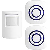 Motion Sensor Door Chime for Business, Outdoor Doorbell Kit Wireless ...