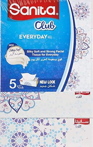 Sanita Club Facial Tissue 150 Sheets price in Saudi Arabia | Amazon ...