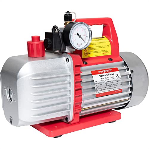 Kozyvacu Dual-Stage Rotary Vane Vacuum Pump for HVAC/Auto AC ...
