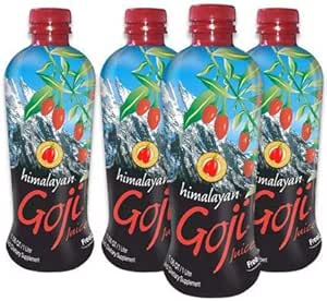 Amazon.com: Himalayan Goji Juice - Case of 4 - 1 Liter Bottles ...