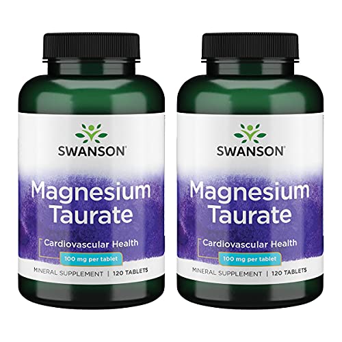 Swanson Magnesium Taurate - Mineral Supplement - Natural Magnesium ...