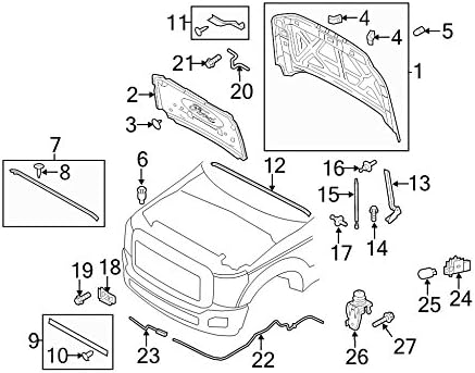 Amazon.com: Ford BC3Z-16C826-B Lift ASY - Gas: Automotive