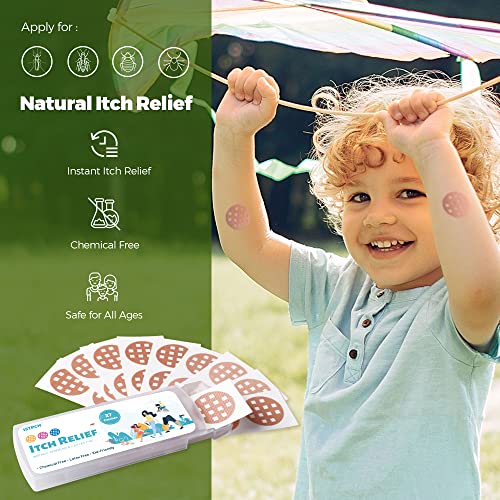 Istpch Itch Relief Patches 27 Patches, Kids Natural Bite Relief ...