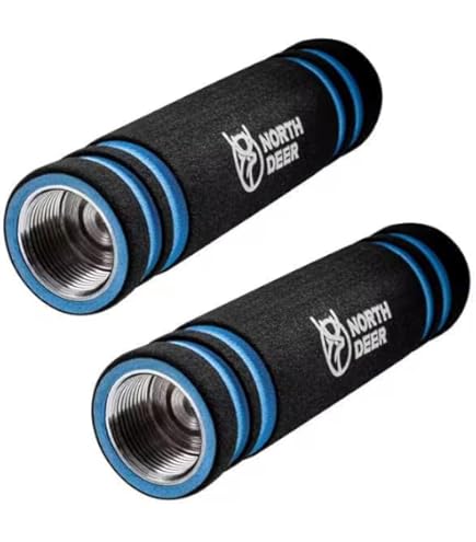 Threaded Dumbbell Handles Knurled Male Thread Steel Handles Pair For ...