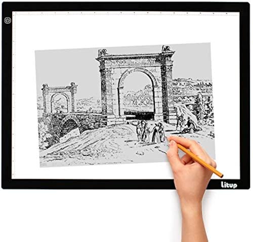 Litup A3 Light Box L18.86×W14.21 Inch Light Pad Light Table Drawing ...