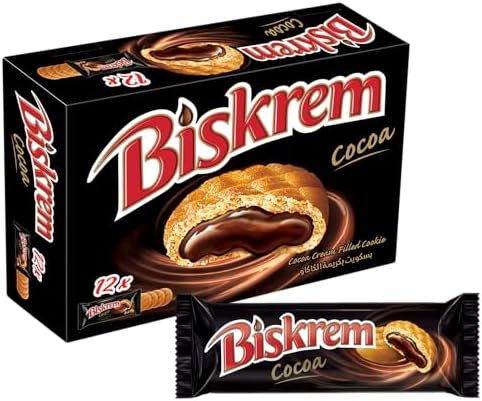 Ulker Biskrem Cocoa Cream Filled Cookies, 12X36g price in Saudi Arabia ...