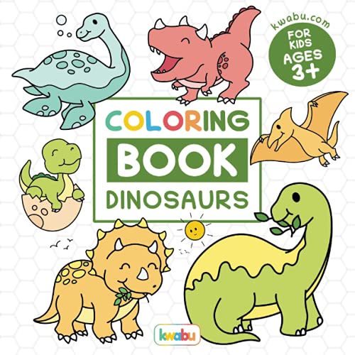 Coloring Book Dinosaurs For Kids: For Preschool Children Ages 3-5 - T ...
