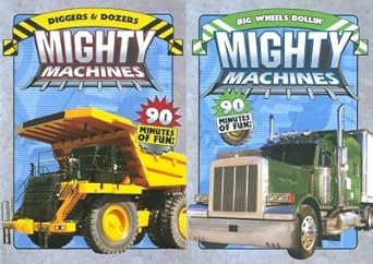 Amazon.com: Mighty Machines: Diggers & Dozers/Big Wheels Rollin ...