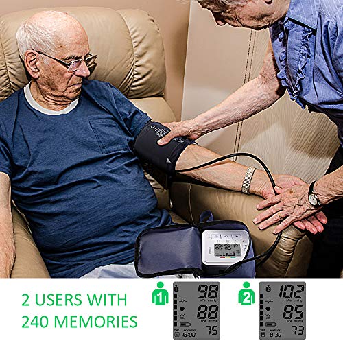 Upper Arm Blood Pressure Monitor with Accurate Digital Automatic ...