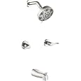 2 Handle Shower Faucet Set with Tub Spout Bathtub Shower Faucet Combo ...
