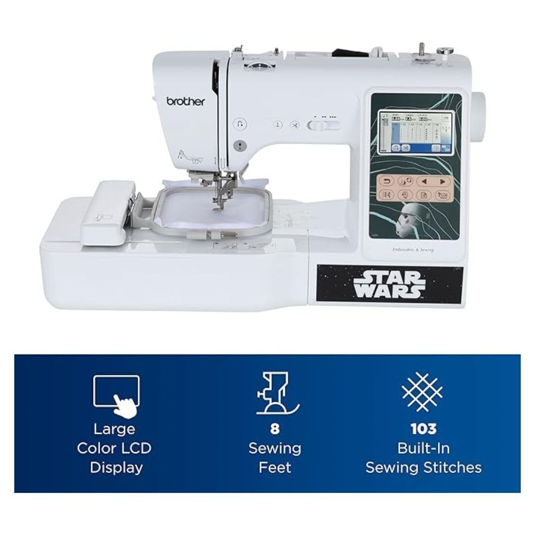 Mua Brother Sewing and Embroidery Machine, 4 Star Wars Faceplates, 10 ...