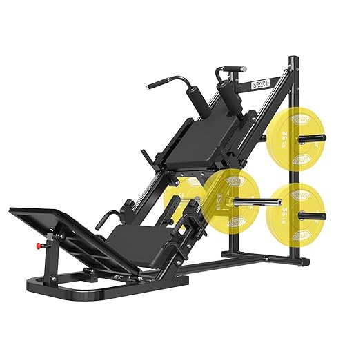 SPART Leg Press Hack Squat Machine, Adjustable Lower Body Specialty ...