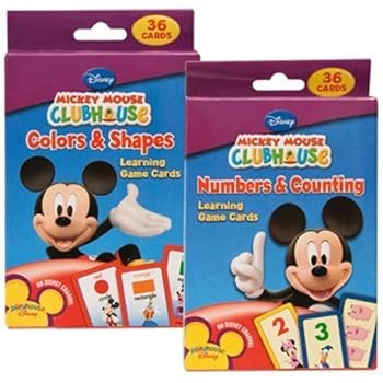 Amazon.com: Mickey Mouse Numbers & Counting Learning Flash Cards: Toys ...