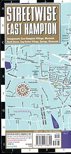 Streetwise East Hampton Map: Laminated City Map of East Hampton, New ...