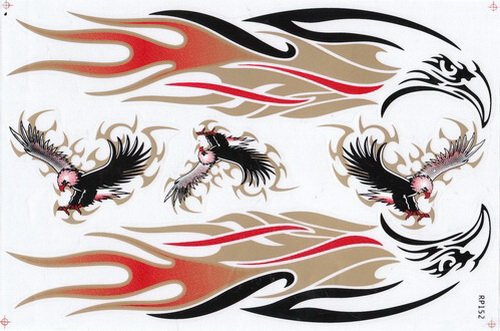 Compare Price: flame decals for motorcycles - on StatementsLtd.com