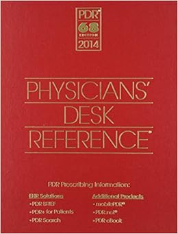 Physicians' Desk Reference 2014: Amazon.co.uk: PDR Staff: 9781563638251 ...