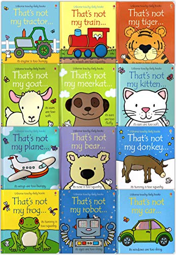That's Not My Toddlers 12 Books Collection Set Pack Fiona Watt (Touchy ...
