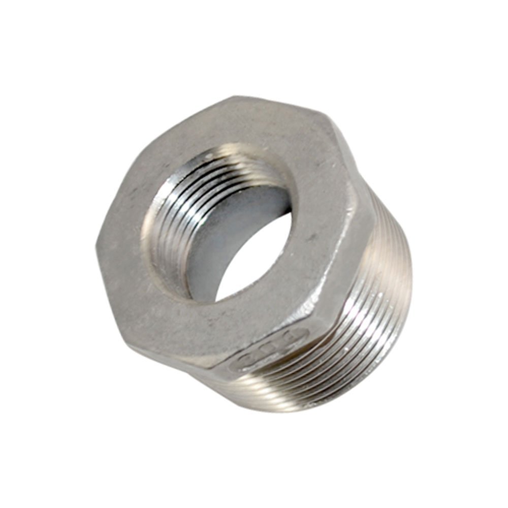 Amazon.com: Stainless steel 1-1/4" Male x 3/4" Female Thread Reducer Bushing Pipe Fitting ...