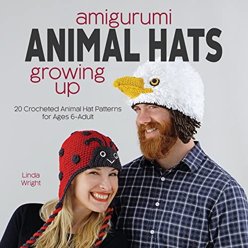 Amigurumi Animal Hats Growing Up: 20 Crocheted Animal Hat Patterns for ...